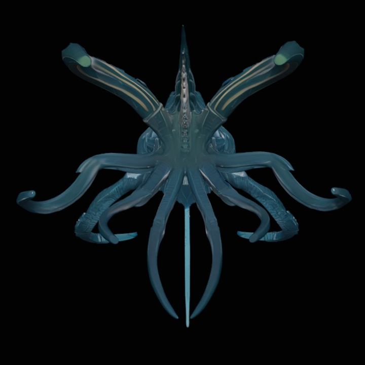 3D Printable Deep Void Leviathan by Fantasy Figures